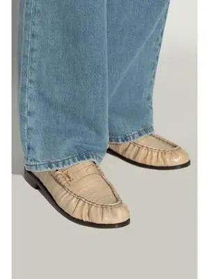Saint Laurent Le Loafer Moccasins - Neutrals