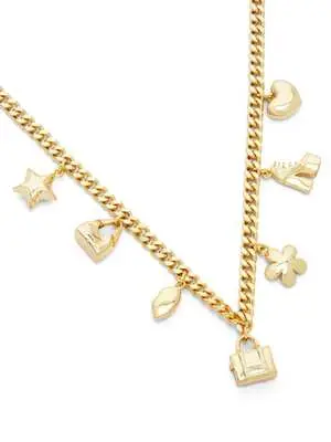 Marc Jacobs Mini Icon Charm Necklace - Gold