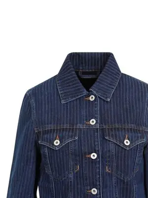 Kenzo Striped Denim Trucker Jacket