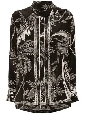 F.R.S FOR RESTLESS SLEEPERS Botanical Print Shirt