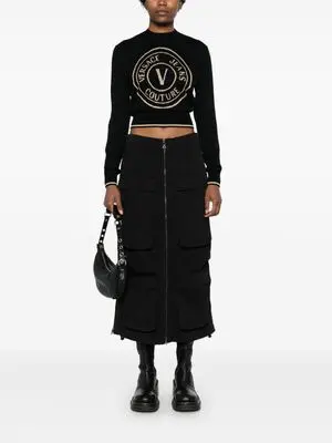 Versace V-emblem Wool Jumper