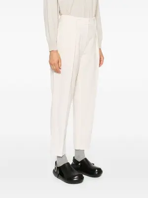 Brunello Cucinelli Monili-detail Corduroy Trousers - Neutrals