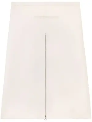 COURREGES Courrèges Zip-Detail Twill Midi Skirt