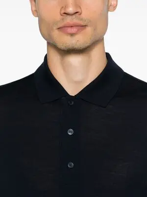 Paul & Shark Logo-embroidered Polo Shirt - Blue