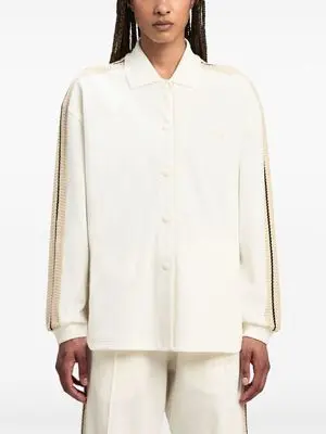Palm Angels Logo-embroidered Track Shirt