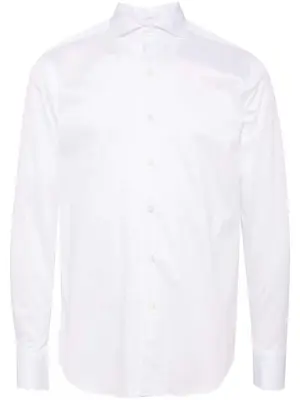 Canali Cotton Long-sleeve Shirt