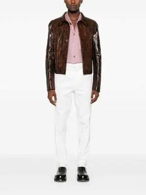 SAPIO Snakeskin-effect Jacket