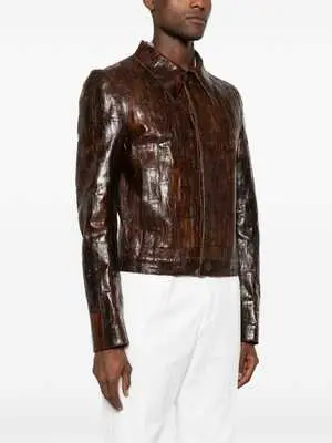SAPIO Snakeskin-effect Jacket