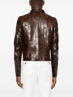 SAPIO Snakeskin-effect Jacket