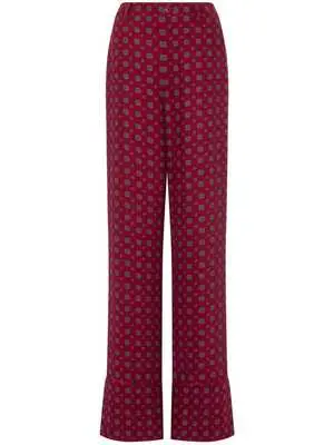 Moschino Geometric-print Trousers
