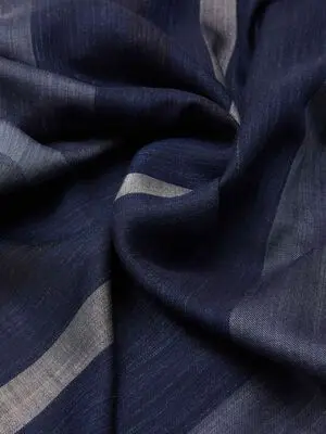FERRAGAMO Maxi-striped Jacquard Stole