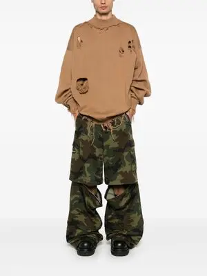 Vetements Destroyed Wool Sweater