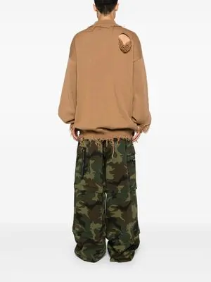Vetements Destroyed Wool Sweater