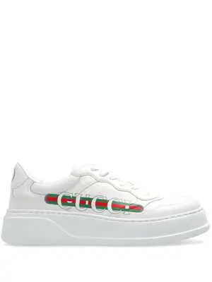 Gucci Logo-print Sneakers - White