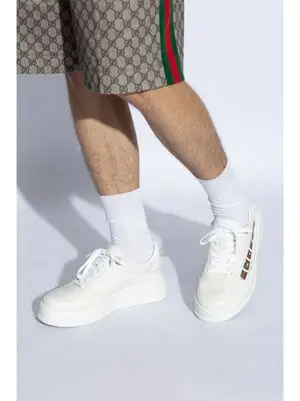 Gucci Logo-print Sneakers - White