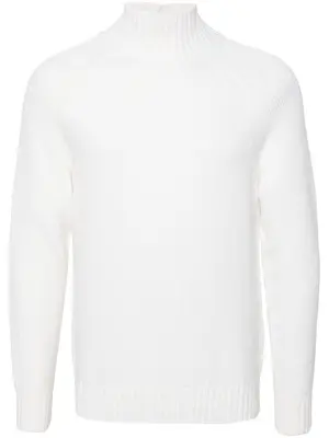 Eleventy Ribbed-detail Sweater