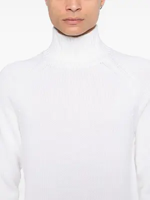 Eleventy Ribbed-detail Sweater