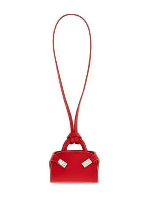 FERRAGAMO Hug Bag Charm - Red