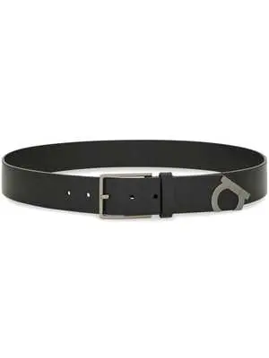 FERRAGAMO Gancini Belt - Black