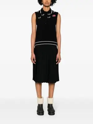 Thom Browne Hector-embroidered Virgin Wool Top