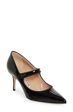 Manolo Blahnik Camparinew Mary Jane Pumps