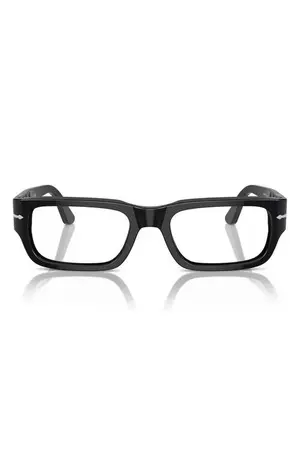 Persol Rectangular Optical Glasses - Black