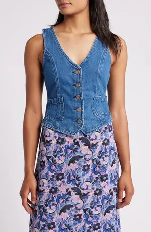 Marine Layer Denim Vest