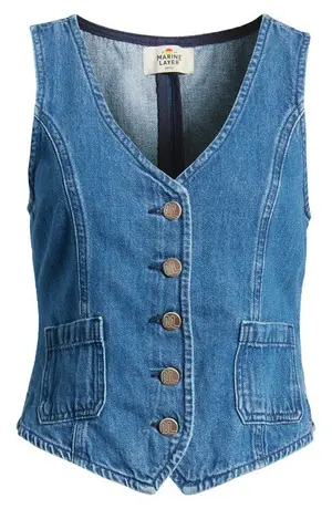 Marine Layer Denim Vest