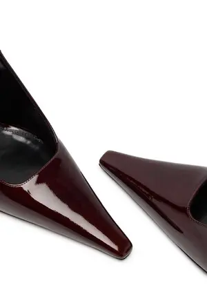 Saint Laurent Dune 110 Patent Leather Slingback Pumps