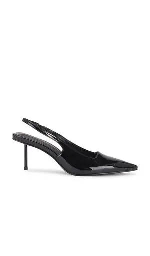 Femme La Slingback Kitten Heel - Black