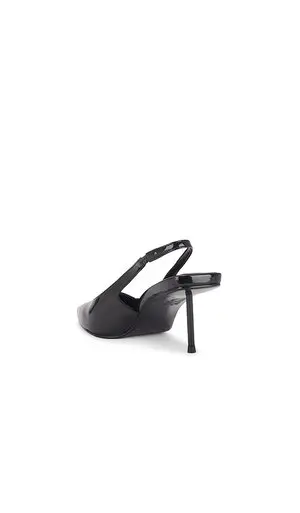 Femme La Slingback Kitten Heel - Black