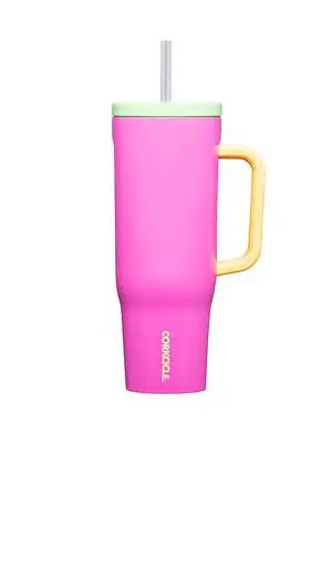 CORKCICLE Cruiser Tumbler 40oz In Pink - Sunglass Tan