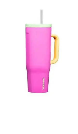 CORKCICLE Cruiser Tumbler 40oz In Pink - Sunglass Tan