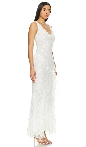 Majorelle X Bridget Camille Lace Gown - Ivory