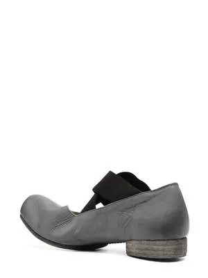UMA WANG 25mm Leather Ballerina Shoes - Blue