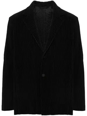 Issey Miyake Plissé Blazer - Black