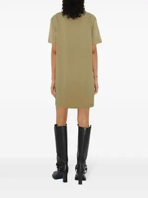 Burberry Equestrian Knight Motif Cotton Dress