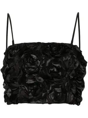 ROTATE BY BIRGER CHRISTENSEN Floral Crop Top