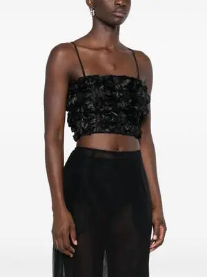 ROTATE BY BIRGER CHRISTENSEN Floral Crop Top