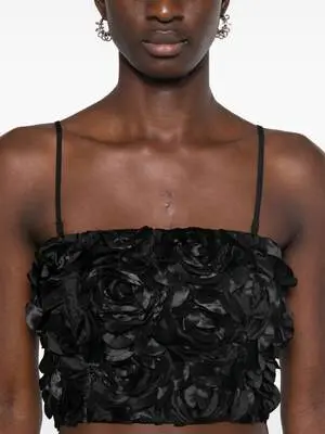 ROTATE BY BIRGER CHRISTENSEN Floral Crop Top