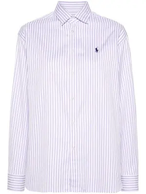 Polo Ralph Lauren Striped Cotton Shirt - Purple