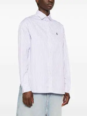 Polo Ralph Lauren Striped Cotton Shirt - Purple