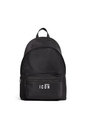 Dsquared2 Icon-print Backpack - Black