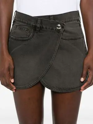 Coperni Denim Mini Wrap Skirt