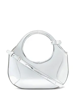 COURREGES Mini Holy Metallic-effect Tote Bag