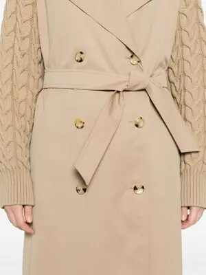 Max Mara Water-repellent Gabardine Trench Coat