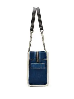 Marc Jacobs Denim Chain Small Tote Bag - Blue