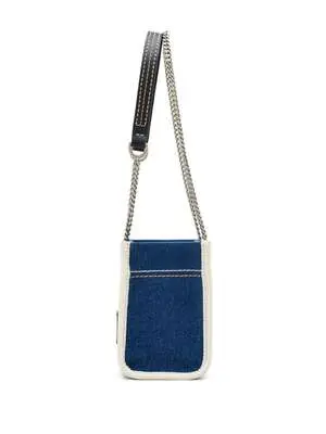 Marc Jacobs Denim Chain Crossbody Tote - Blue