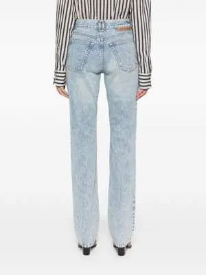 Stella McCartney Clasp-embellished Tapered Jeans