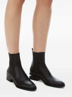 Alexander Wang 35mm Kanel Leather Chelsea Boots